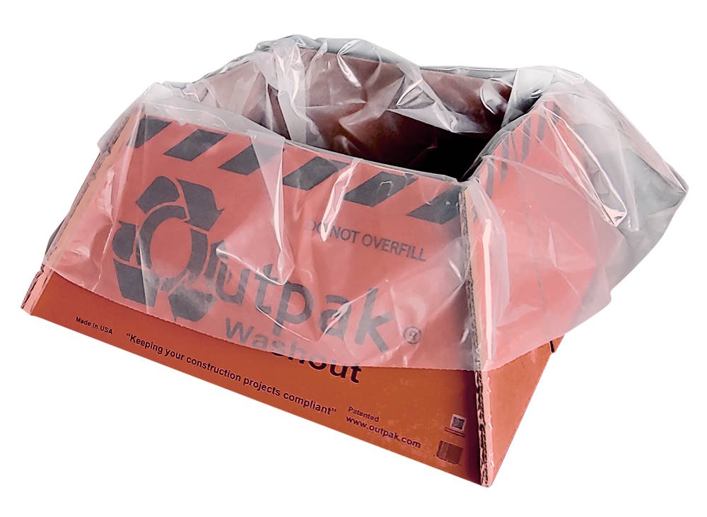 Outpak Concrete Washout | Paint Washout - 30"x30"x14"